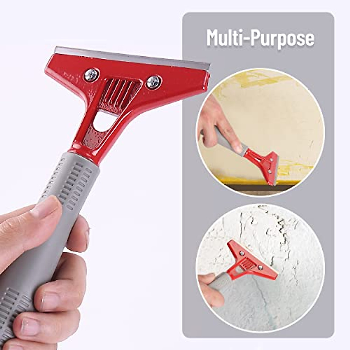 Bates- Razor Blade Scraper, 4" Scraper Tool with 10 Extra Scraper Blades, Paint Scraper Tool, Floor Scraper, Razor Scraper, Glass Scraper, Scraper for Cleaning, Window Scraper, Cleaning Scraper