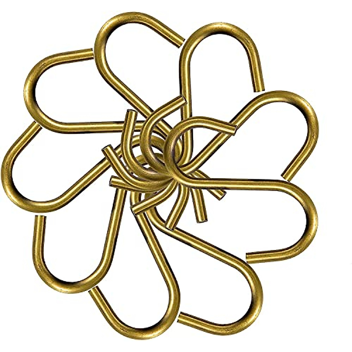 TOPIND 20 Pack 2.4in S Hooks, Steel S Hanging Hooks Heavy Duty Hooks Hanger for Kitchen Work Shop Bathroom Garden, Pan Pot Rack Hooks, Closet Hooks, Hanging Plants, Cups, Jeans