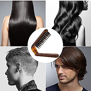 Travel Folding Hair Brush, Collapsable Portable Pocket Boar Bristle Hair Brush for Thin Thick Hair, Mini HairBrushfor Men Women Kids Thick Thin Curly Straight Wet Dry Hair Restore Shine