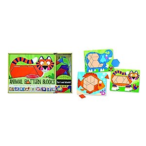 Melissa & Doug Animal Pattern Blocks