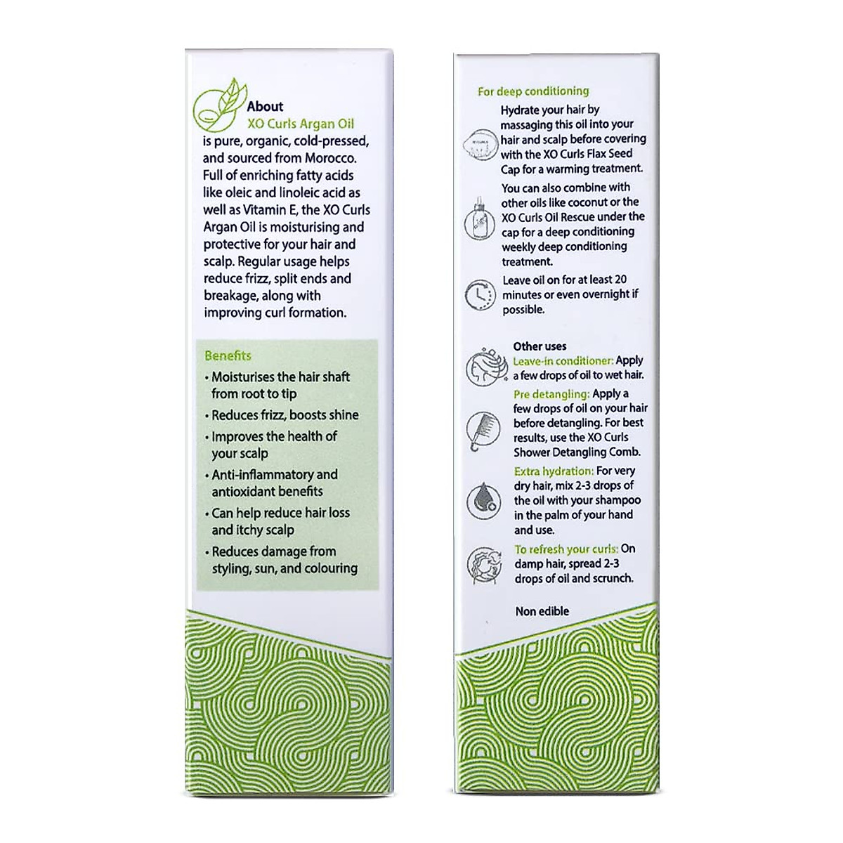 XO Curls Cold-Pressed Organic Argan Oil