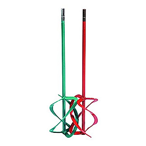 COLLOMIX Universal Mixing Paddles - MKD Series 8.3" Double Mud Mixer Drill Bit Set also for Concrete, Mortar, Epoxy and All Other Materials & HEXAFIX connection - MKD140HF