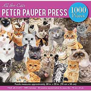 PETER PAUPER PRESS All The Cats 1000 Piece Jigsaw Puzzle