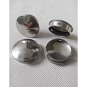 Round Head Plug Tube Pipe Fittings 32MM external diameter Pipe plug cover cap Stainless steel internal diameter 28.5mm 20pcs