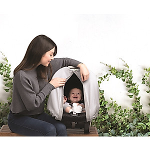 Lulyboo Baby Carrier and Baby Car Seat Cover - Stretchy and Breathable Carseat Canopy Fits All Infant Seats and Protects Your Child From Sun and Wind - Easy To Remove - Machine Washable