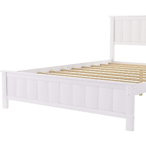 STP-Y Twin Size Platform Bed, Wood Platform Bed Frame with Storage Drawers, Wooden Platform Bed with Headboard for Kids Boys Girls Teens Adults, No Box Spring Needed, Easy Assembly, Gray