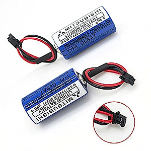 SHENYANG (20 Pack) CR17335SE-R/3V Q6BAT PLC 3V 1800mAh Li-ion Battery for Mitsubishi Q25PRHCPU Q170HBATC QNS FANUC system