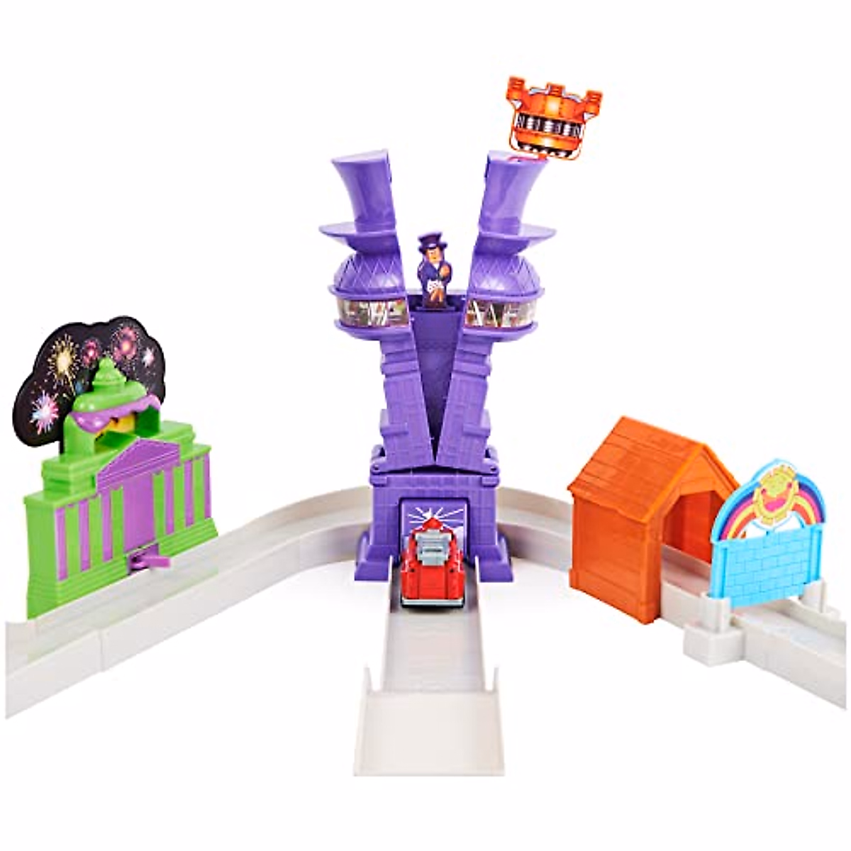 PAW Patrol, True Metal Total City Rescue Movie Track Set with Exclusive Marshall Vehicle, 1:55 Scale, Kids Toys for Ages 3 and up