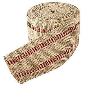 YaeCCC Craft Jute Webbing Tape, 3.5" x 10 Yd Rolls 11 lbs