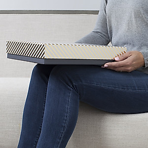 Hallmark Signature Large Gift Box (Gold Stripe) for Birthdays, Anniversaries, Christmas, Hanukkah, Holidays and More,5EBC1134