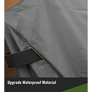 NUPICK Patio Chaise Lounge Cover, 86 Inch Outdoor Furniture Chair Cover, 100% Waterproof, Rip-Stop and Weather Resistant, Grey, Pack of 2