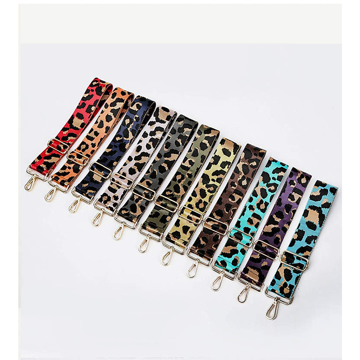 Beacone Wide Leopard Purse Strap Replacement Adjustable Crossbody Shoulder Bag Handbag Strap Belt