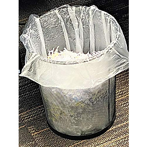 TYPLASTICS Trash Can Liner- Wholesale 1000 Count 7-10 Gallon 24" X 24" with 55 Gallon 36" x 60" - HD Garbage Bags 200 Count
