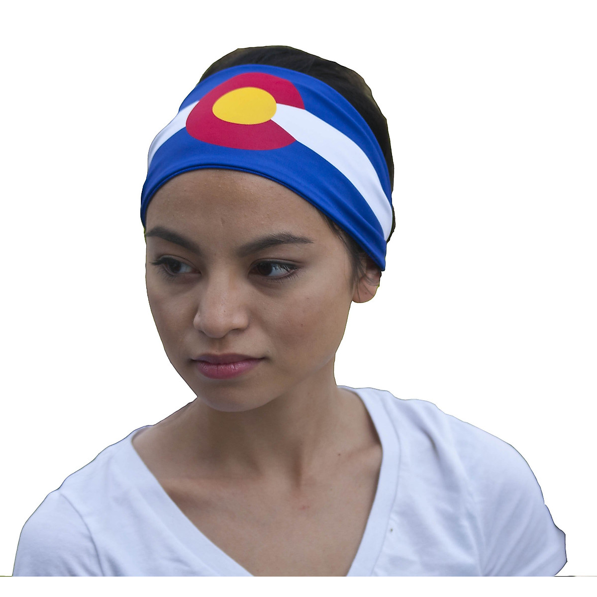 Colorado Flag Headband. Perfect for Yoga Outdoor Activities, Workout Travel Designer Style & Quality
