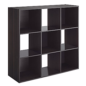 Whitmor 9 Cube Organizer, Espresso