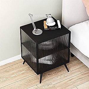 AKKIS Bedroom Table Bedside Table Modern Simple Bedside Table Living Room Sofa Side Table Mobile Furniture (Size : Right)