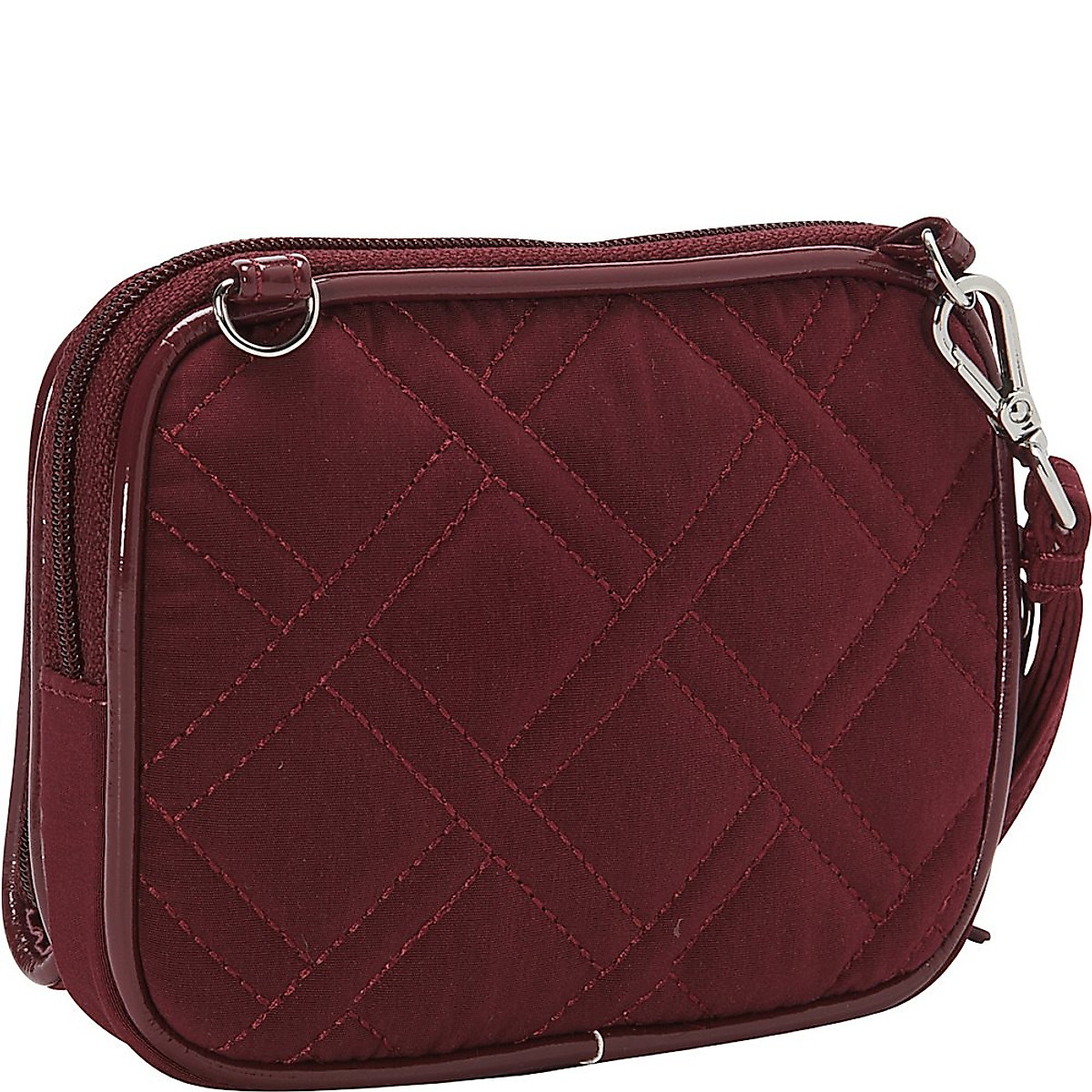 Vera Bradley On the Square Wristlet (Deep Pink)