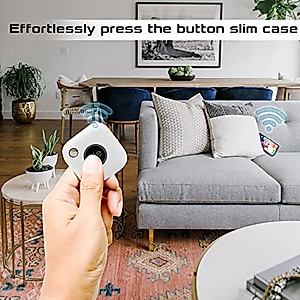 (2 Pack) Seltureone Silicone Case Compatible for Tile Mate 2022 with Keychain, Anti-Scratch Lightweight Soft Protective Sleeve Skin Cover for Tile Mate Tracker 2022 (Device Not Included), Black, White