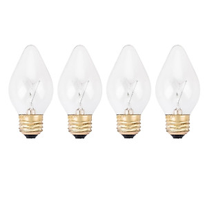 OCS Parts Hatco 02.30.043.00 Replacement Light Bulbs | 60W Torpedo Shape Replacement Lamps for Hatco Food Warmers (4-Pack)