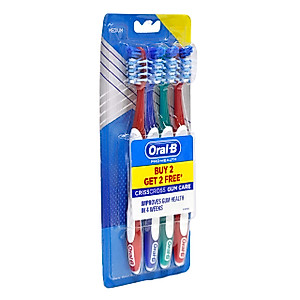Oral-B Pro-Health Gum Care Toothbrush, Medium, (Buy 2 Get 2 Free)
