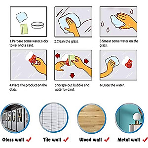 10 Sheets Christmas Window Clings Stickers Snowflake Santa Claus Xmas Decals for Glass Christmas Window Decorations for Party