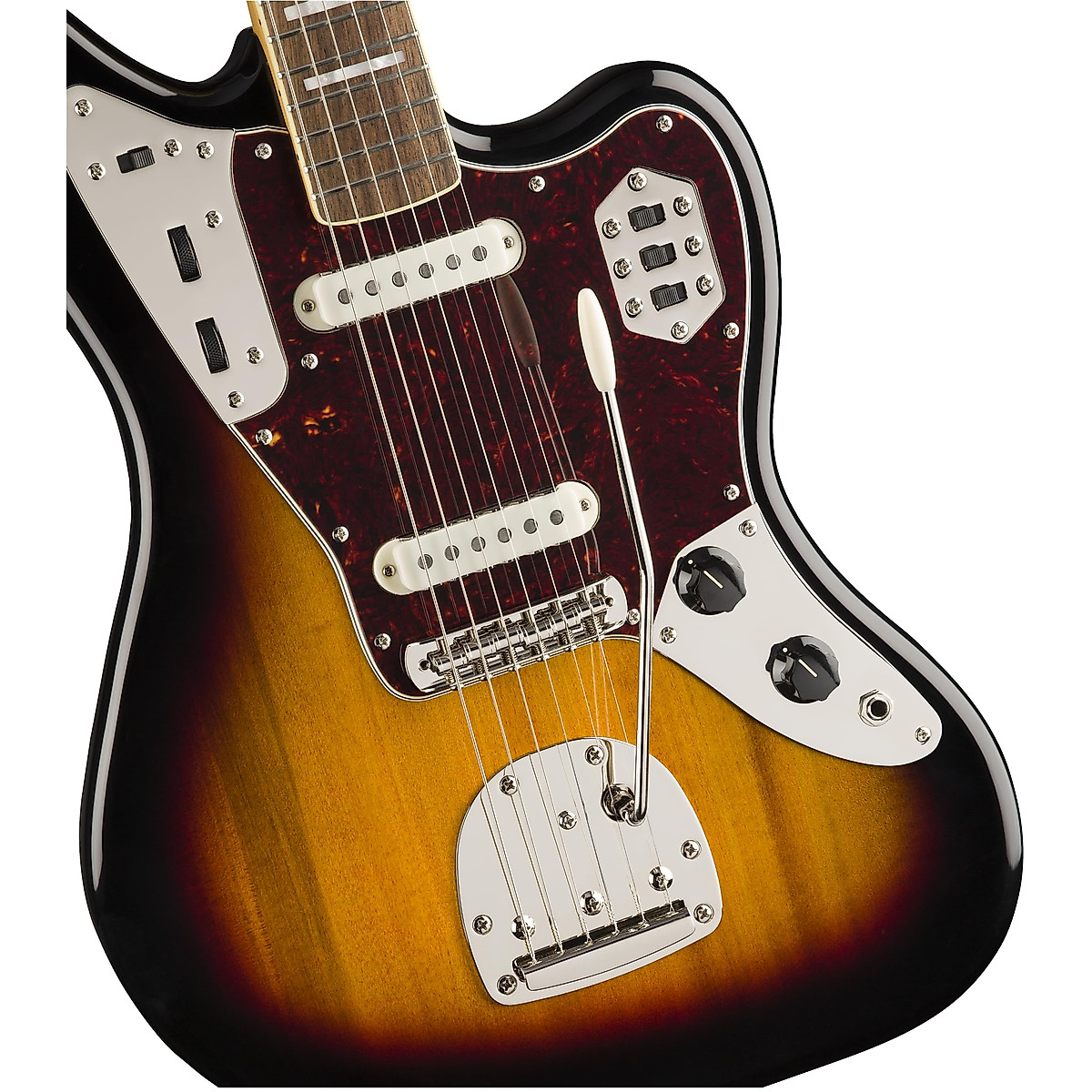 Squier Classic Vibe 60s Jazzmaster Electric Guitar, Olympic White, Laurel Fingerboard, Left-Handed