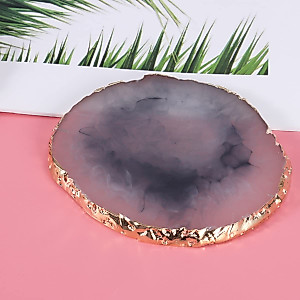 FOMIYES Cosmetic Manicure Pallet Nail Paint Plate Nail Paint Board Manicure Nail Pallet Nail Painting Tray Nail Art Pallet Resin for Makeup Pallet Palettes Watercolor Painting Marble