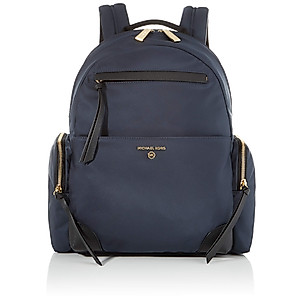 Michael Kors Women's LG Backpack, Navy Multi, Medium