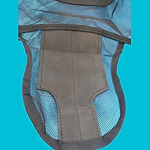 EquiVizor 95% UV Eye Protection (Mini) Horse Fly Mask with Ears/Nose. Helps with Uveitis, Corneal Ulcer, Light Sensitive, Cancer, Designed to Stay ON Your Horse, Off The Ground!