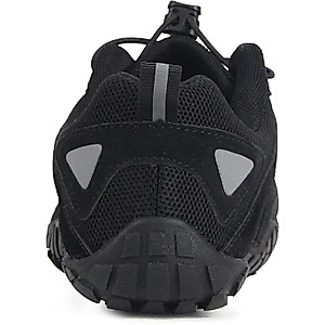 Oranginer Women's Flexible Barefoot Hiking Shoes Minimalist Cross Training Shoes for Women Gym Wide Toe Box Five Finger Workout Shoes for Ladies Barefoot Footwear Black Size 8