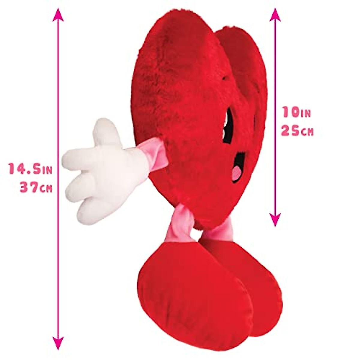 Scentco Sweetheart (Heart) - 10" Patented Gourmet Strawberry Scented Stuffed Plush - Valentines, Gifts for Kids, Gift Guide