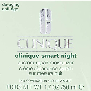 Clinique Smart Night Custom-repair Moisturizer, Dry Combination, 1.7 Ounce
