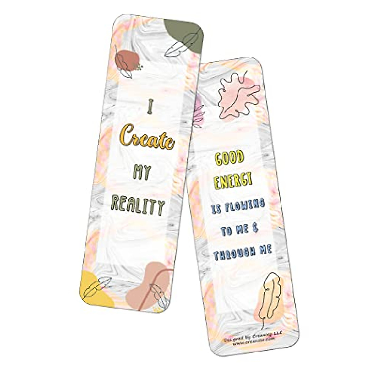 Positive Manifestation Bookmarks (5-Sets X 6 Cards)