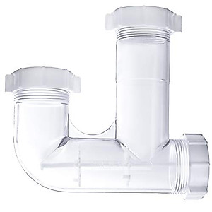 Quick Clean Sink Trap | 1 1/4" & 1 1/2" P-Trap Replacement Upgrade | Jewelry Catcher | DIY Unclog Your Drain | No Tools Required | Bathroom/Salon Hair Trap | Made in USA | Veteran Owned