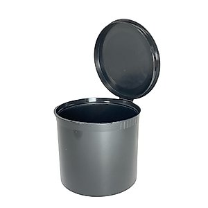 90 DRAM Black POP TOP 75 Medicine and Herb Containers RECYCLEABLE $.93 Each