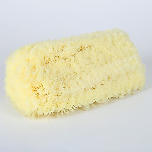 Detailer Space 10" Soft Bristle Car Wash Brush Head, Perfect for Auto Cars, RV, Truck Boat Camper Cleaning House Siding, Floors and More! (Yellow)…