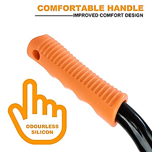 Toolwiz 36'' Magnetic Sweeper with Wheels, 50 Lbs Capacity Rolling Magnetic Floor Sweeper with Release Handle Industrial Magnets Heavy Duty Metal Pick Up 18/24/36 Inches