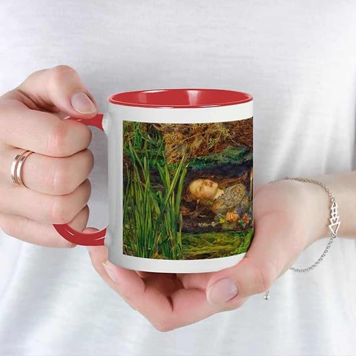 CafePress Millais: Drowning Ophelia Mug Ceramic Coffee Mug, Tea Cup 11 oz