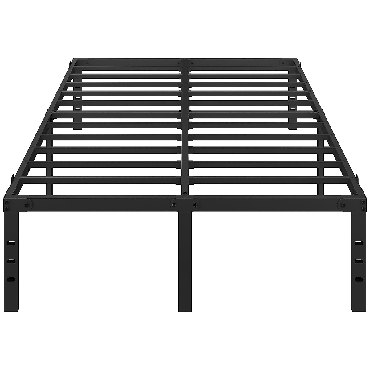 Yaheetech 16 Inch Full Bed Frames Heavy Duty Metal Platform Bed with Under Bed Storage, No Box Spring Needed, Easy Assembly, Sturdy Steel Slat Support, Black