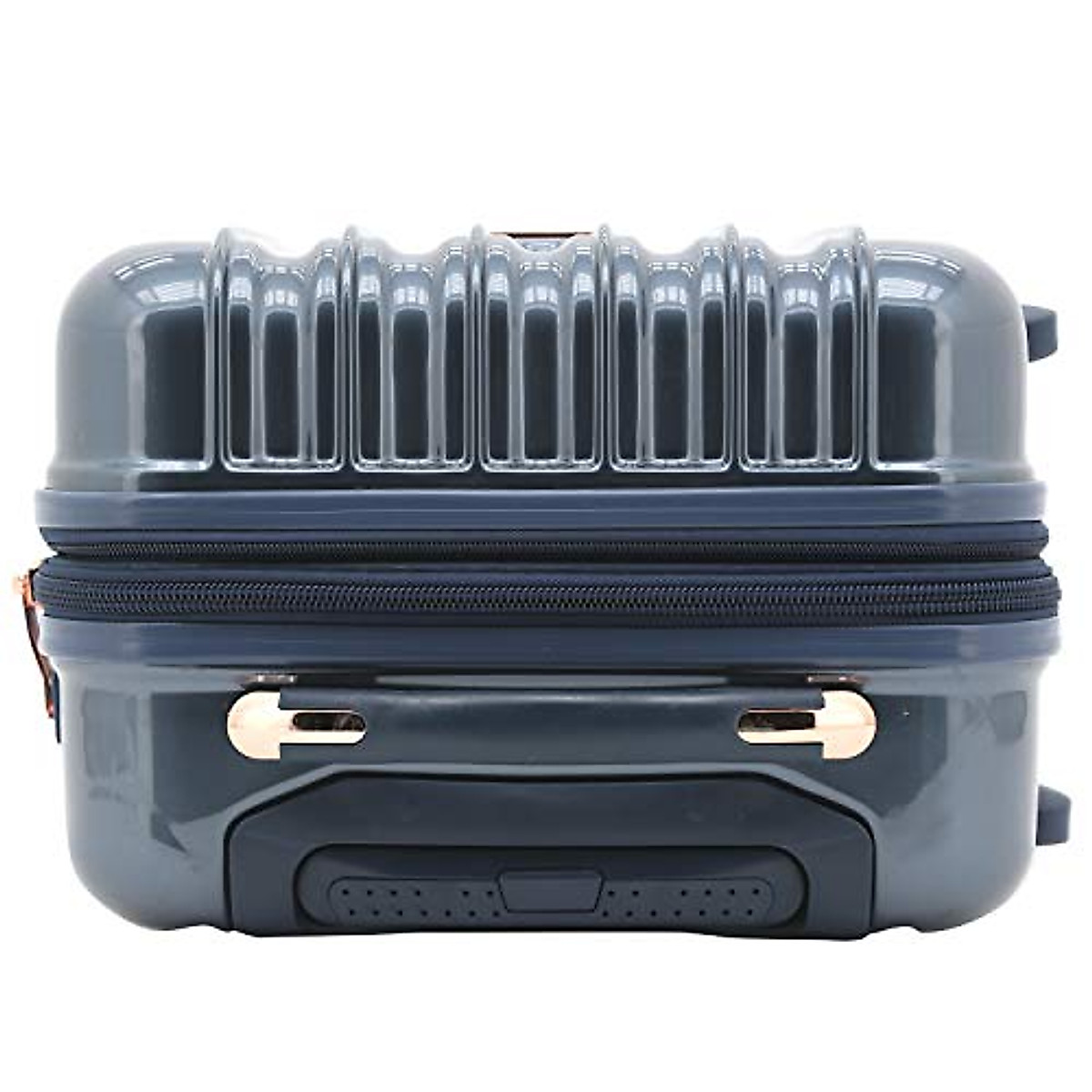 kensie Women's Alma Hardside Spinner Luggage, Expandable, Midnight Blue, Carry-On 20-Inch