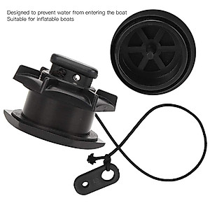 Keenso Dinghy Drain Valve, Durable Inflatable Valve Adapter Multifunctional Air Valve for Inflatable Boat Hex Drain Valve for Yacht Inflatable Dinghy Fishing Boat Kayak Canoe PVC Lightweight