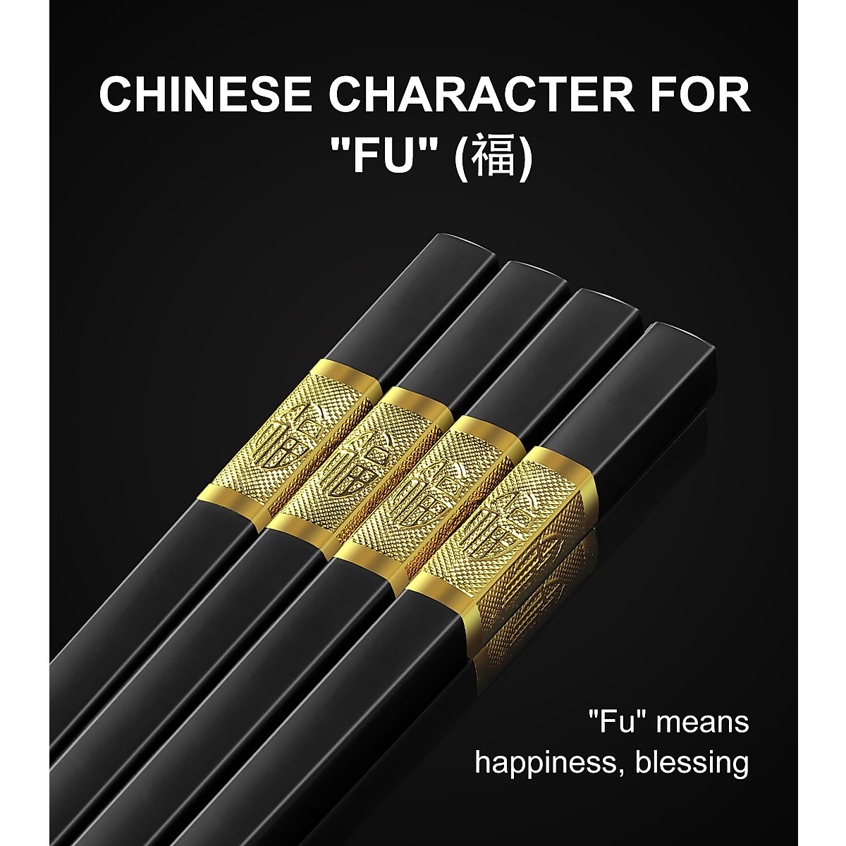 LOROTOCO 100 Pairs Fiberglass Chopsticks | Reusable | Dishwasher Safe | Bulk | Adults | Commercial - （9.45in）