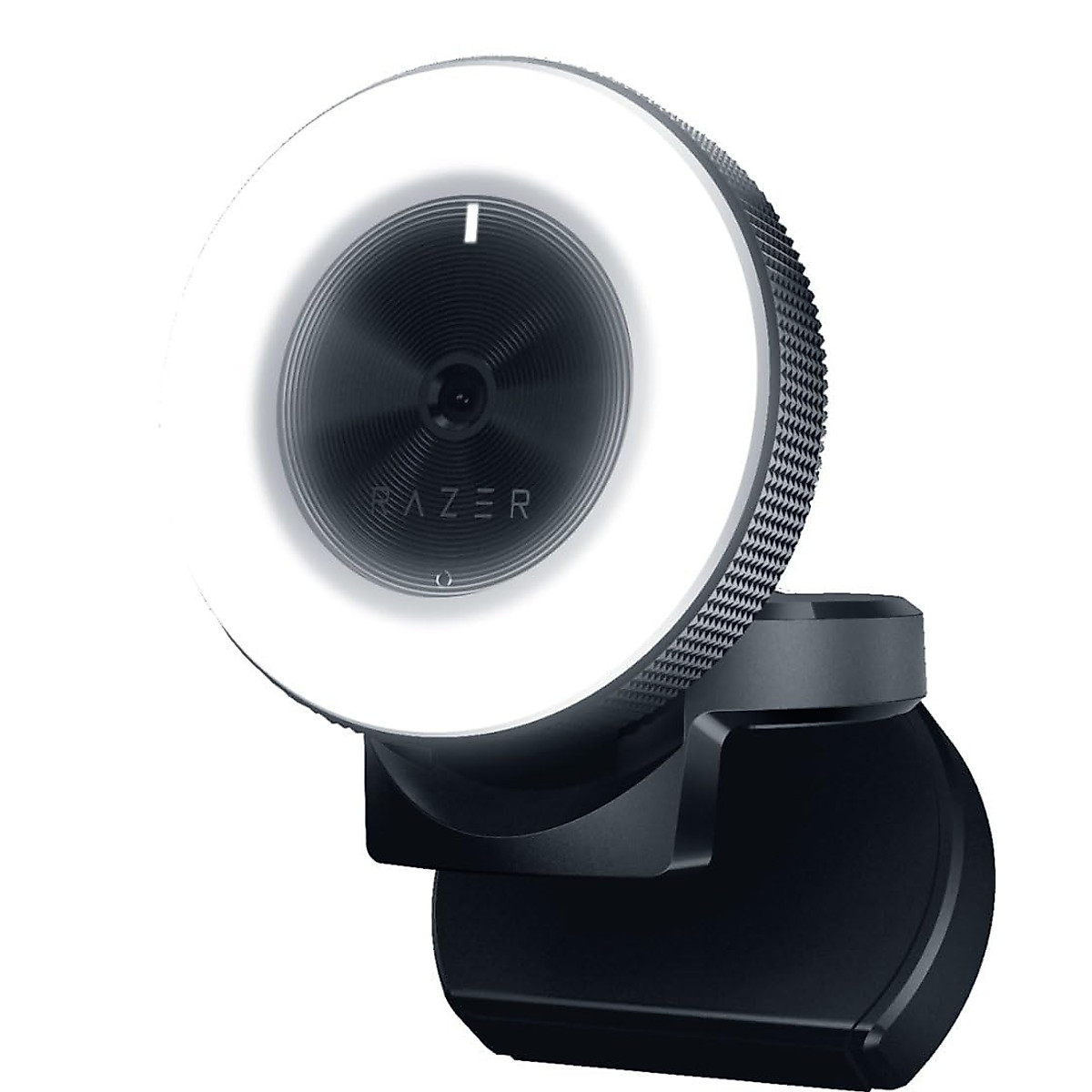 Razer Kiyo: Full HD 1080p 30FPS/720p 60FPS Computer Camera - Built-in Adjustable LED Ring Light Webcam - Advanced Autofocus - Streaming Web Camera for Gaming, Compatible with Windows and Mac (Renewed)