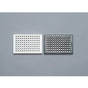 Corning 96-Well Clear Bottom Microplate with Lid, Polystyrene, Sterile, Black, TC-Treated, Flat Bottom; 100/Cs