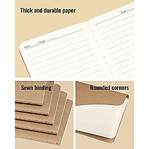 WeLiu Pocket Notebook Mini 8 Pack Notebooks 3.5 x 5.5 Inches Lined Small Journal Memo Notepad
