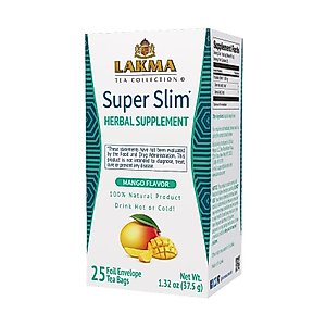 Lakma Super Slim Tea with Mango - 25 Tea Bags