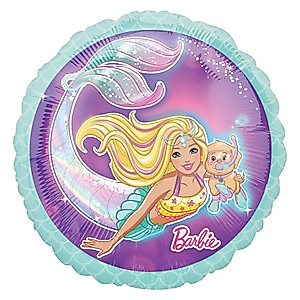 Mermaid Party Balloon Decorations - Set Of 5 Balloons For A Unicorn Princess Mermaid Theme Happy Birthday Decoration Bouquet Centerpiece Or Backdrop Banner