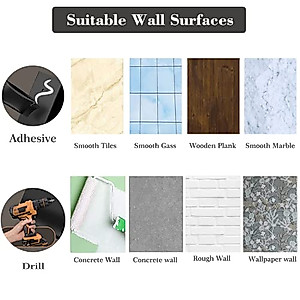 IMPHOM Shower Caddy Corner 2-Pack Shower Organizer Bathroom Shower Shelves with 8 Hooks Shower Caddy Shelf Organizer Rack,Large Capacity,Aluminum Shower Shelf for Inside Shower