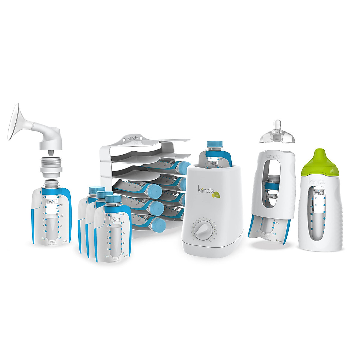 Kiinde Twist Universal Direct-Pump Feeding System and Warmer Gift Set