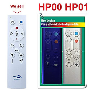 (A2-HP00/01) Replacement Remote Control for Dyson Pure Hot+Cool HP00 HP01 (Air Purifier Heater and Fan)